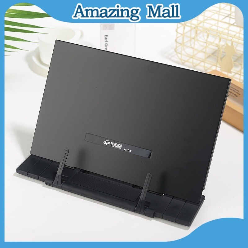 Portable Metal Reading Rack Book Stand Frame Reading Desk Holder ...