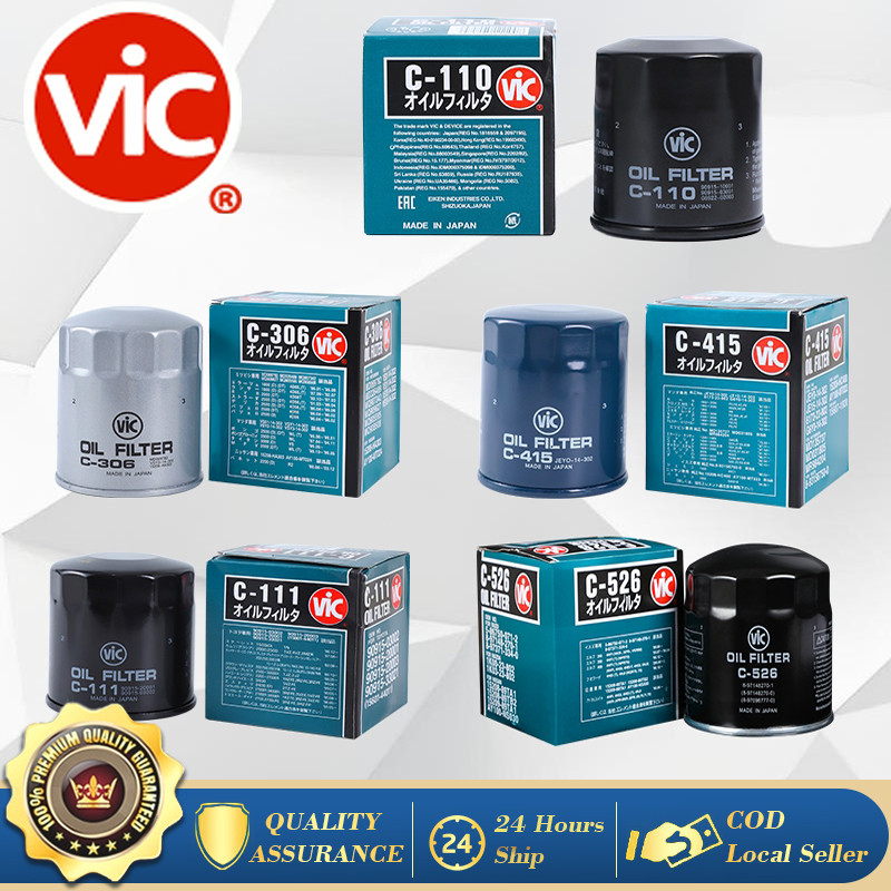 VIC C-306 Oil Filter Original Made In Japan For MITSUBISHI ADVENTURE ...