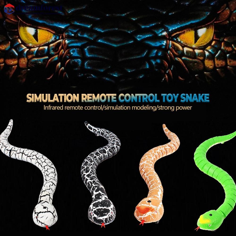 DREAMFOREST Lifelike Realistic Remote Control Snake Trick Toy Long ...