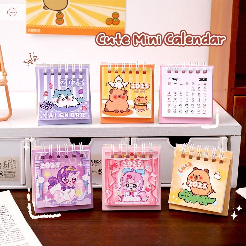 Sun Mini Capybara Desktop Calendar Cartoon Simple Calendar Daily ...