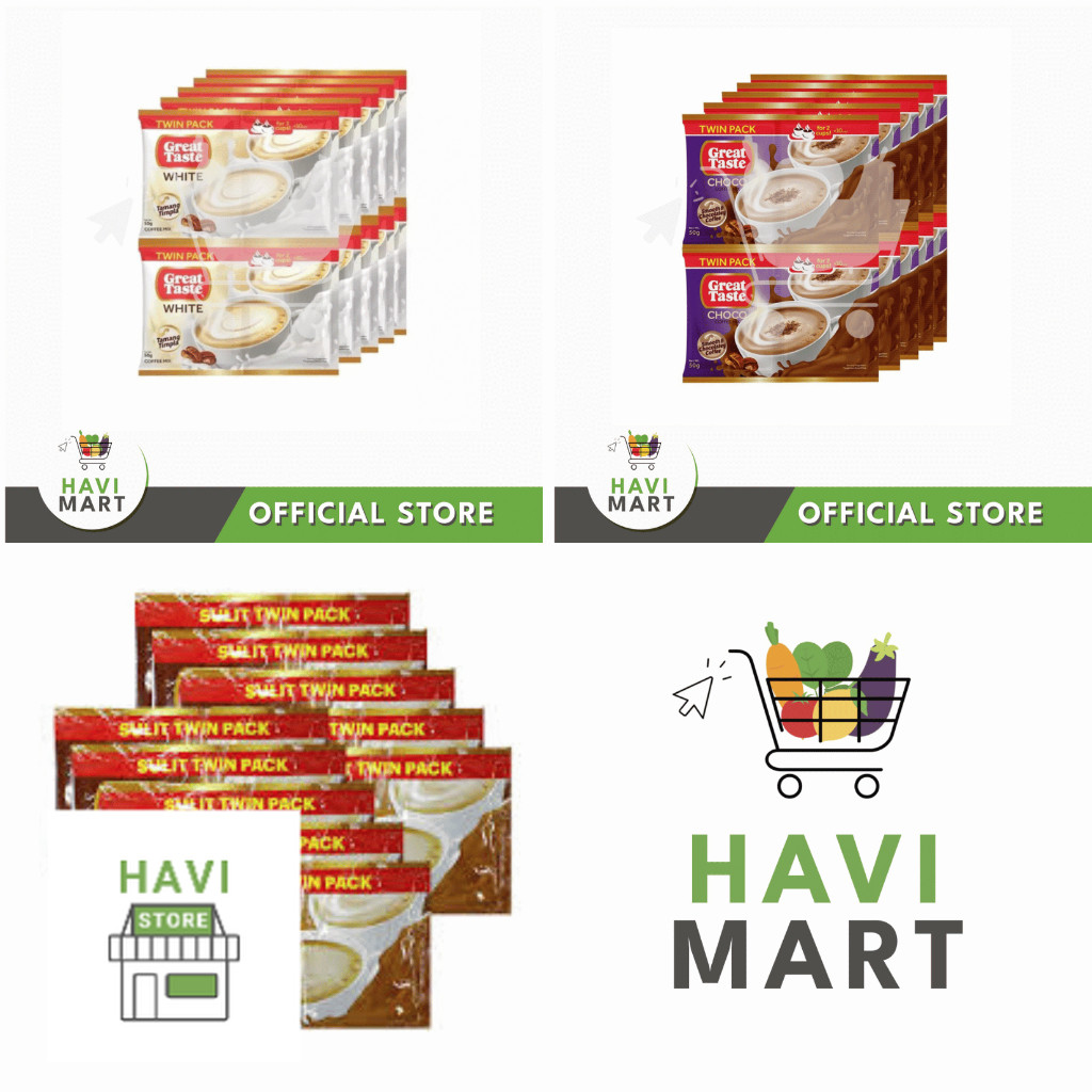 HAVI STORE ASSORTED 3IN1 BLACK AND WHITE COFFEE | Shopee Philippines