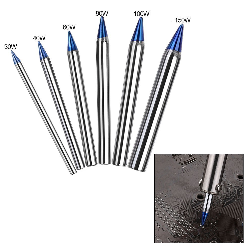 Comprehensive Set of Blue Pointed Welding Tips for External Heat ...