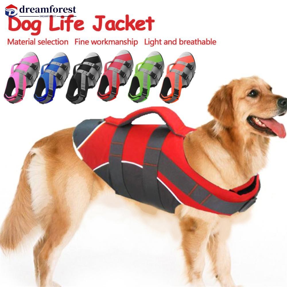 DREAMFOREST Summer Reflective Pet Dog Life Jacket Safety Vest Dog ...