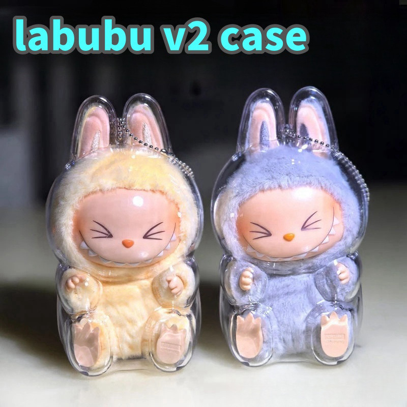 Labubu V2 Protective Acrylic Case，Dust -proof, removable transparent ...