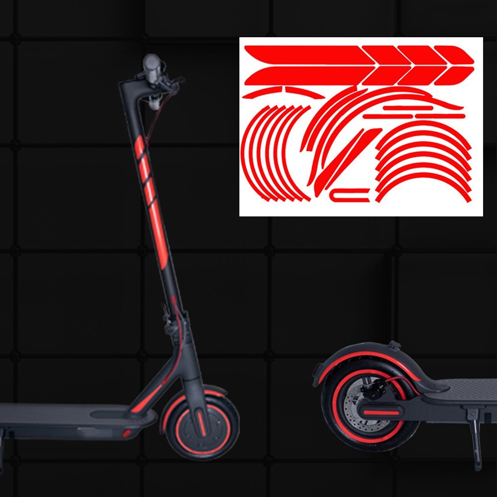 ⭐ Hot selling ⭐ Electric Scooter Eflective Sticker for Xiaomi M365 Body ...