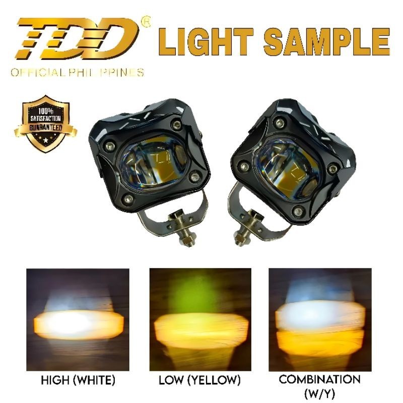 TDD-4642 RUNAWAY MINI DRIVING HEADLIGHT 30WATTS CREE (WHITE/YELLOW ...