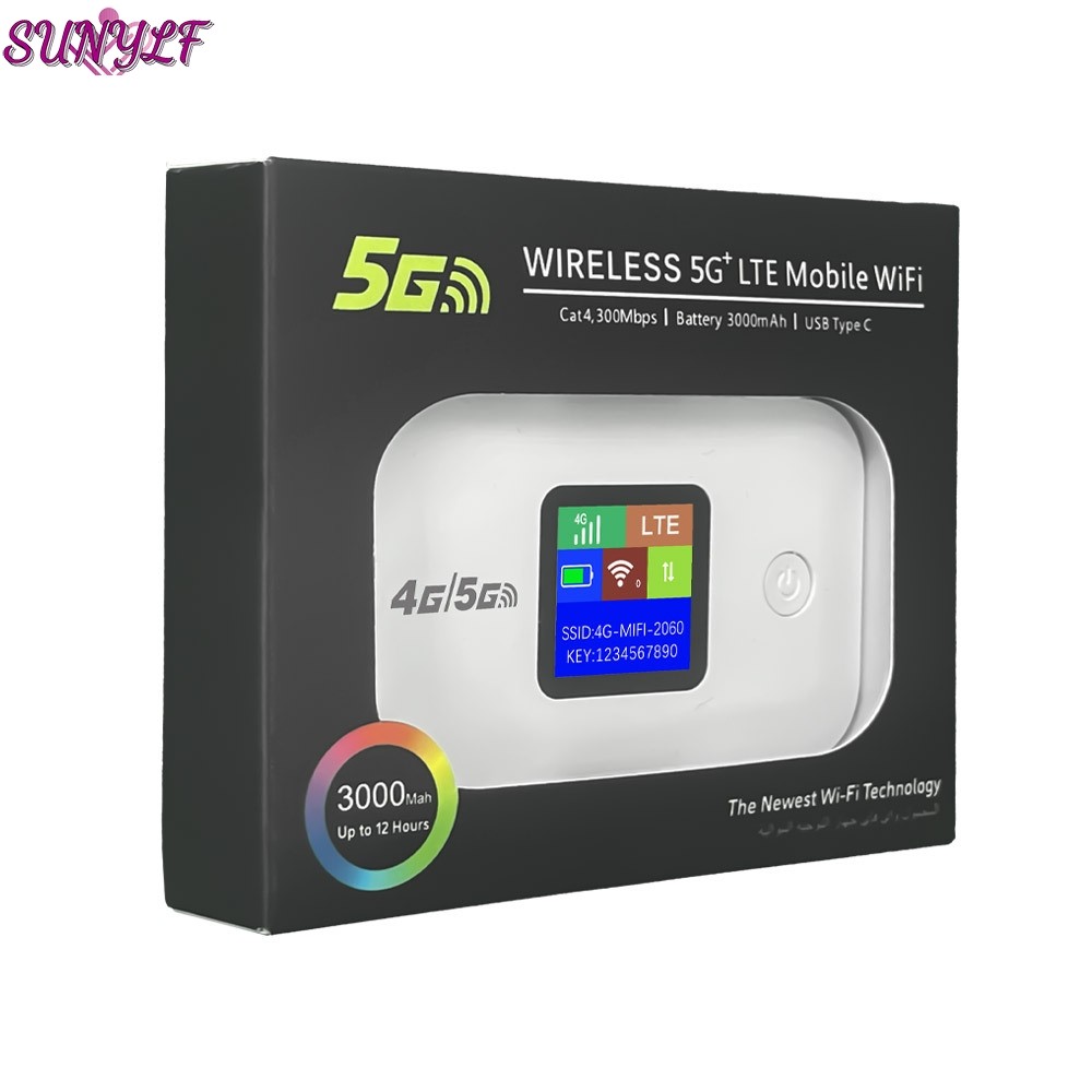 Portable 4G Pocket WiFi Router with SIM Card Slot - Pocket Wireless ...