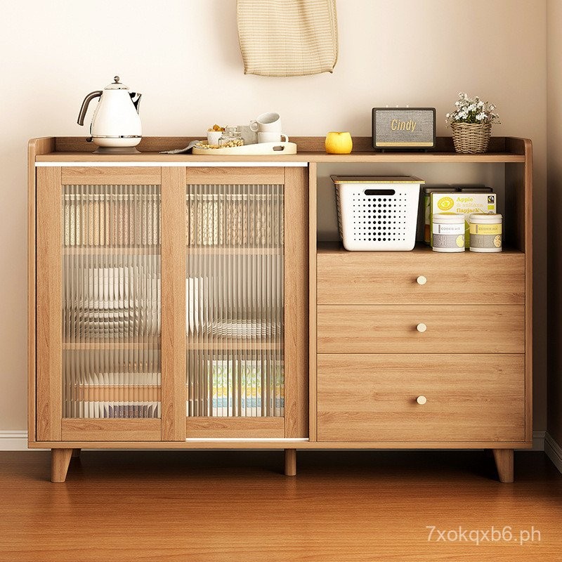 Sideboard Cabinet Wall Integrated Cabinet Home Living Room Sliding Door ...