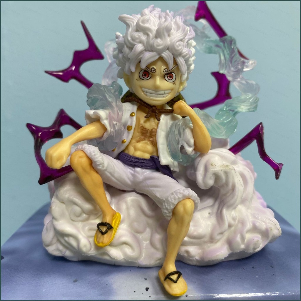 ti ONE PIECE Action Figure sitting posture Fifth gear Nika Luffy Model ...