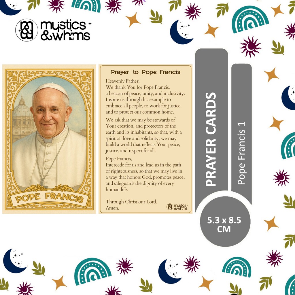 CATHOLIC PRAYER CARDS STAMPITA LAMINATED (approx 5.5cm x 8.8cm ...