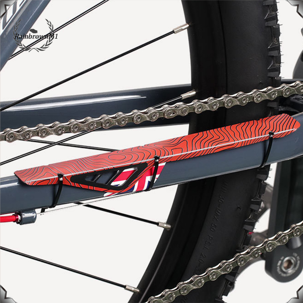[Rm] Bicycle Chainstay Protector Chainstay Protection Sticker Carbon Fiber Bike Chainstay ...