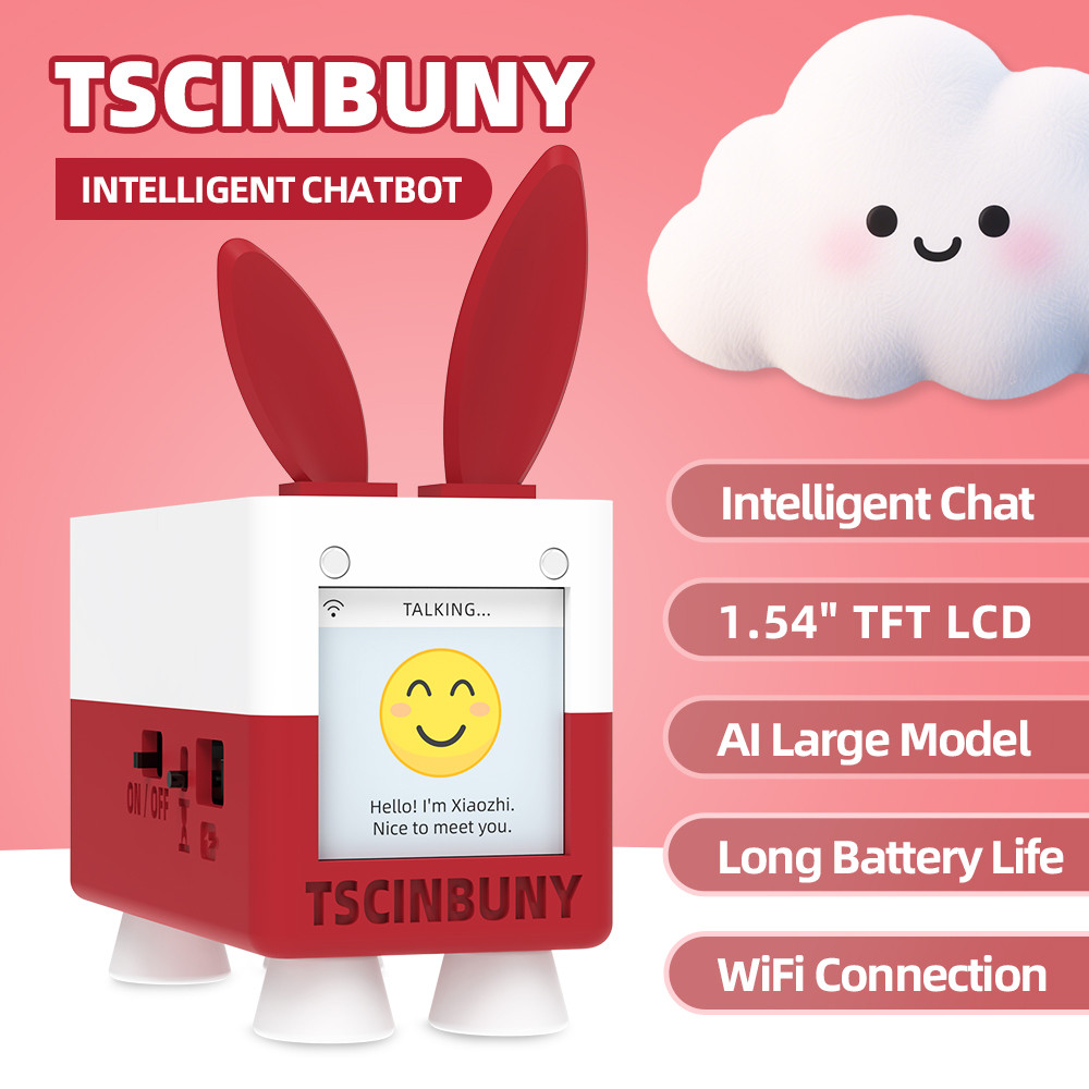 Tscinbuny DeepSeek XiaoZhi AI Voice Chat ESP32 S3 Automation Robot Kit ...
