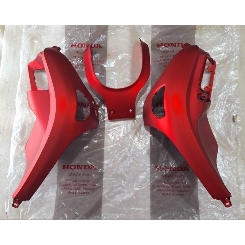 MERAH RL cover front right left wing and front body scoopy new 2025 red ...