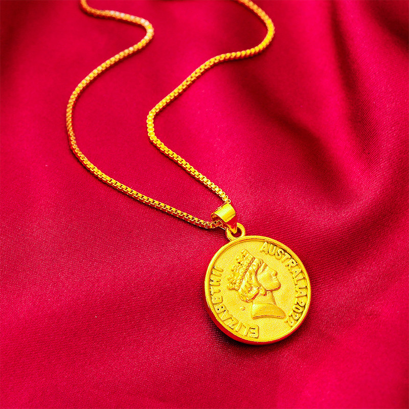 Korean Gold Ripple Chain Necklaces with Adjustable Design, Stylish for ...