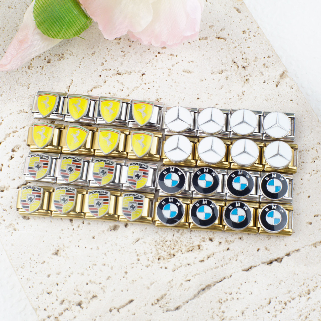 Italian Module Bracelet DIY Free Splicing Car Logo Italian Charm ...