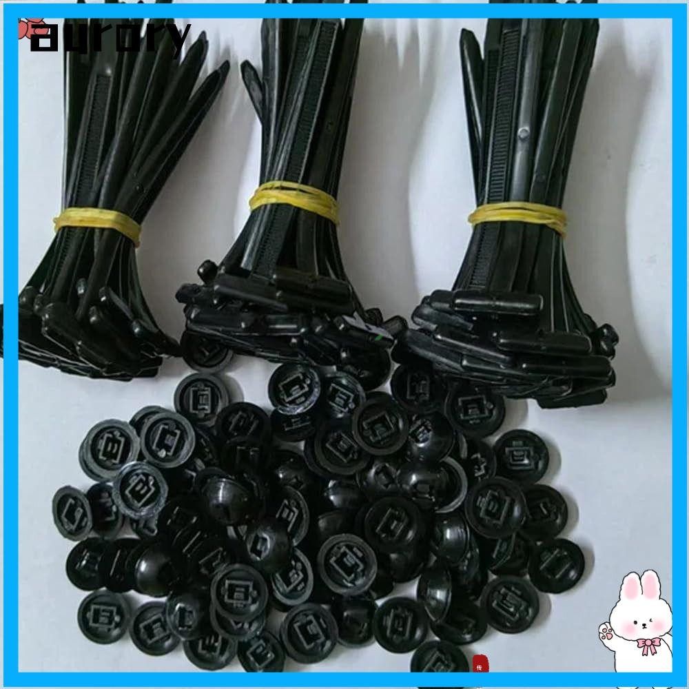 AURORY 20/50100Pcs Nylon Universal Cable Tie Buckle, Self-Locking ...