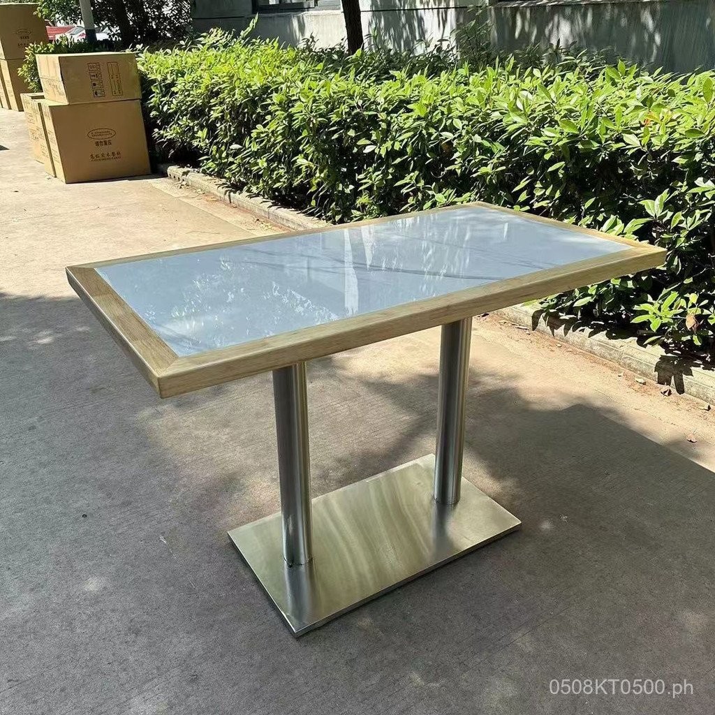 Dumpling Fast Food Dining Table and Chairs Burger Noodle Restaurant ...