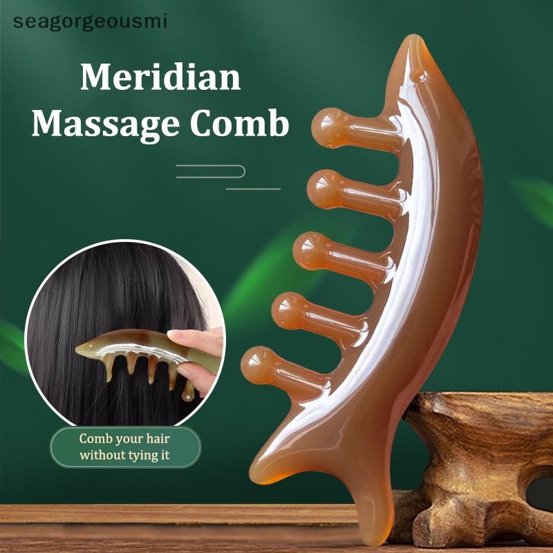 Seph Head Massage Comb Guasha Stick Shark Comb Head Body Pressure ...