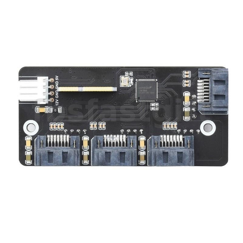 C0918 Raspberry Pi CM4 Expansion Card PCI-E to Four-way SATA3.0 ...