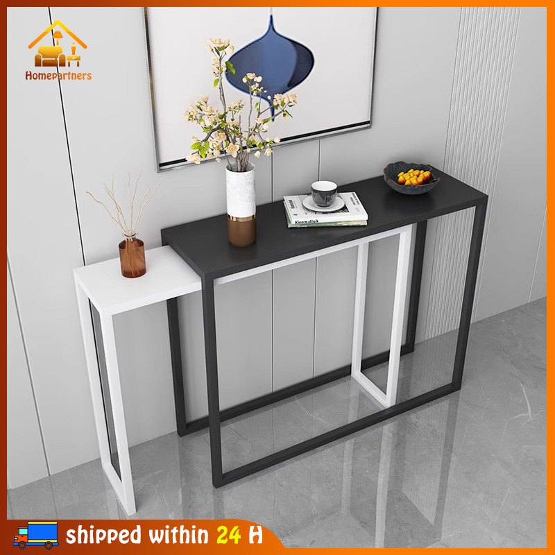 Simple Console Table 2set Iron Extendable Table Entryway Display Table ...