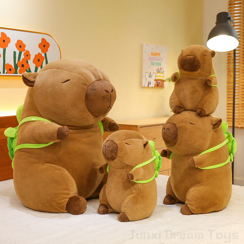 Giant Capybara Plush Toy, Oversized Stuffed Animal, Cute Funny Doll ...