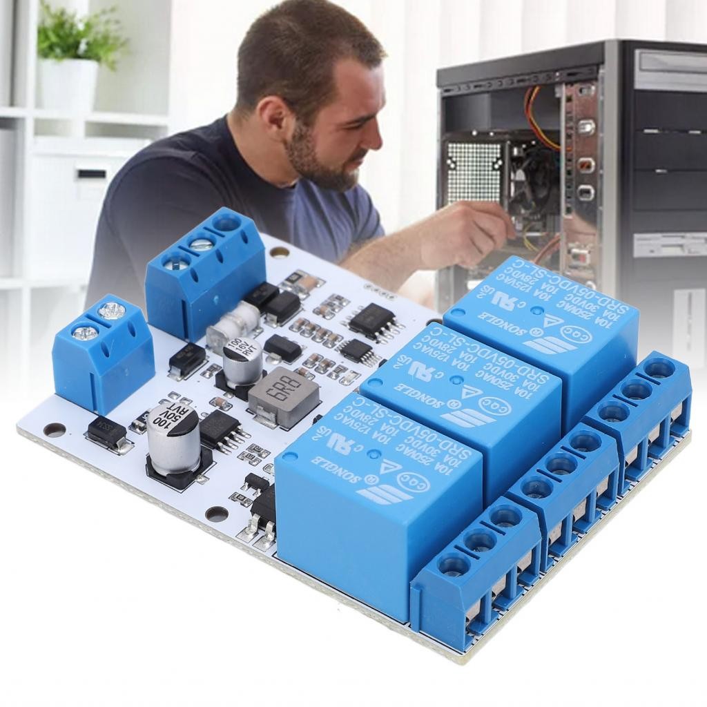 Rrianfo Relay Module with Optocoupler Circuit Switching Security ...