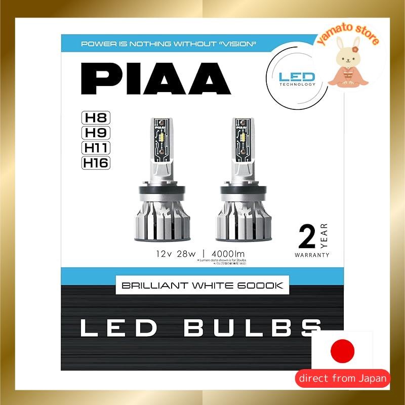 PIAA (PIA) PIAA Headlight/Fog Light LED 6000K BRILLIANT WHITE 12V 28W ...