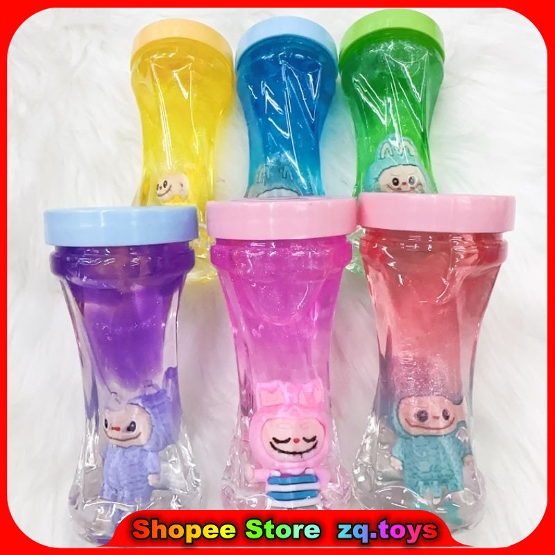 1PCS/Decompression Cartoon Color Crystal Mud DIY Labubu Slime Toys ...