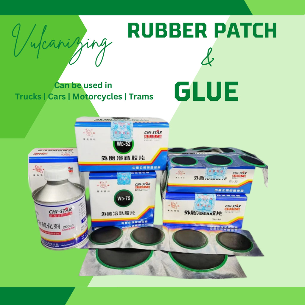 30mm 40mm 52mm Vulcanizing tire patch Car Round Natural Rubber Tire ...