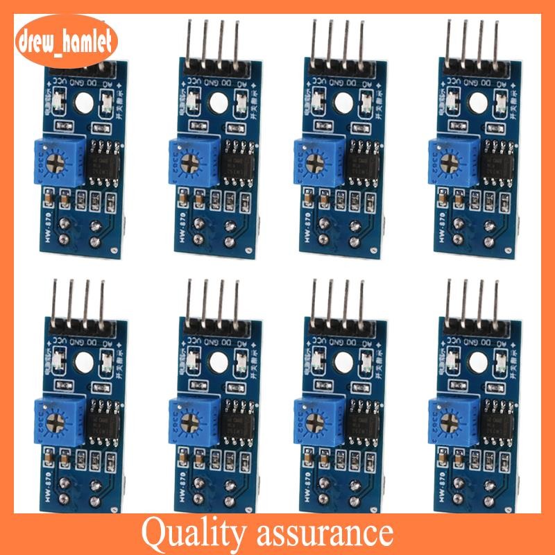 8Pcs TCRT5000 Infrared Reflective Sensor IR Photoelectric Switch ...