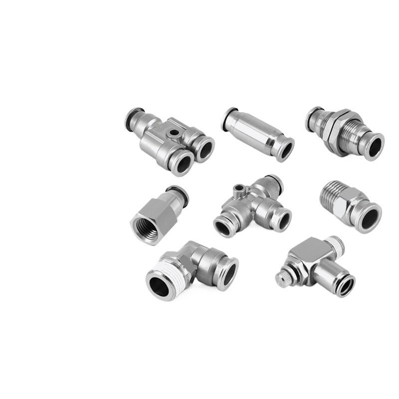 ↦SMC 304 Stainless Steel Air Pipe Quick Joint Quick Insert Pneumatic ...