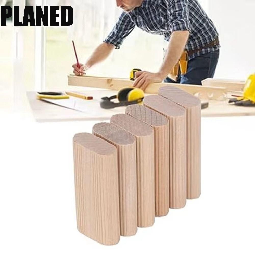 PLANED 50/100Pcs Domino Tenons, Beech Wood Joinery Plugs Furniture ...