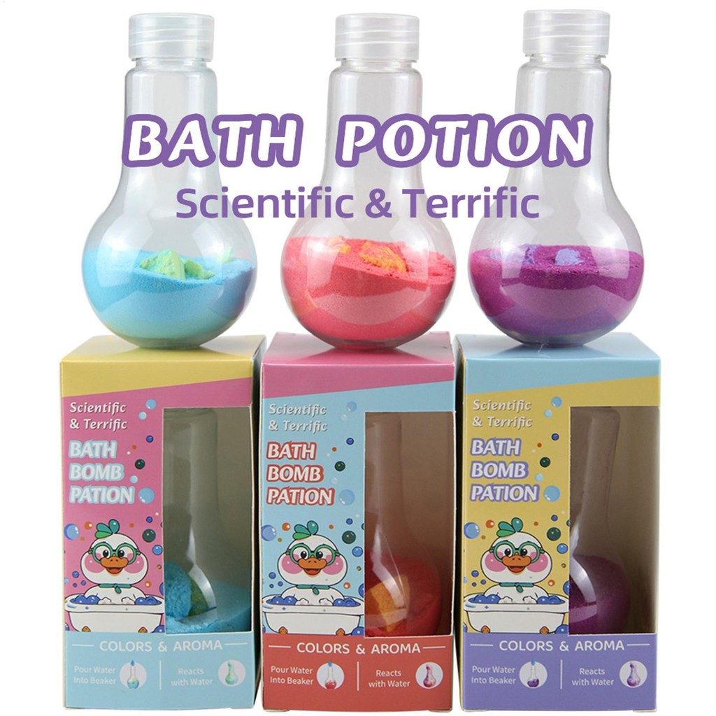 Creative bath salt ball salt bath b omb bath powder bubble ball bath ...
