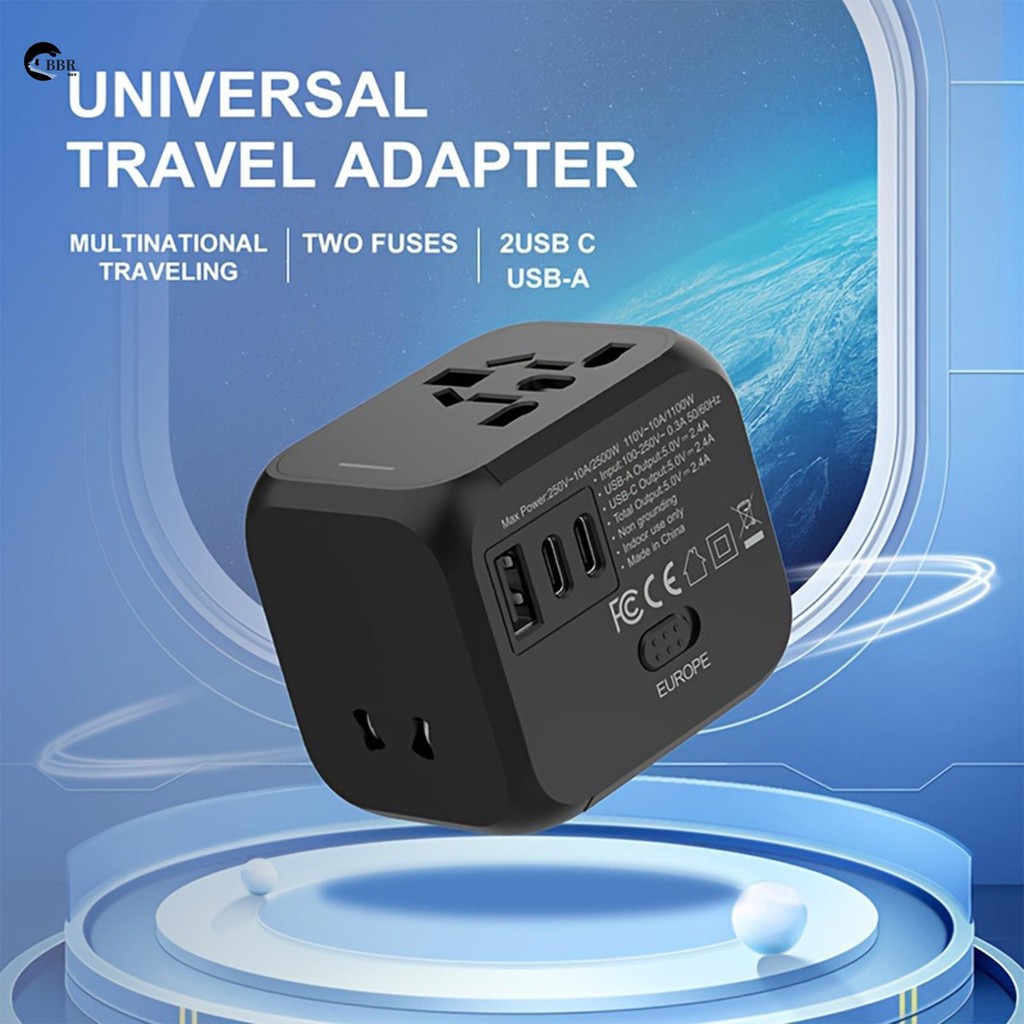 International Power Adapter with Sleek and Ergonomic Design Outlet ...