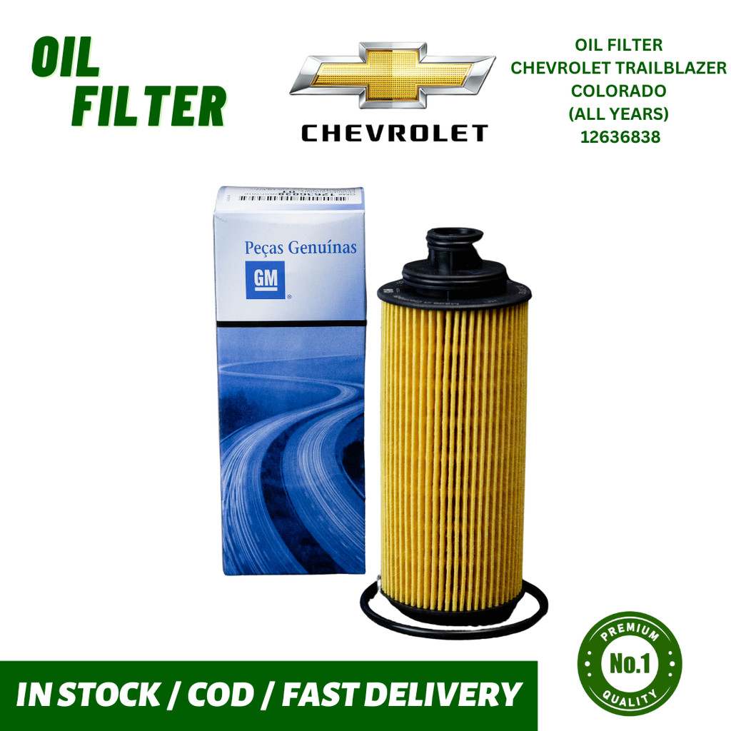 OIL FILTER for CHEVROLET TRAILBLAZER / COLORADO (ALL YEARS) (12636838 ...