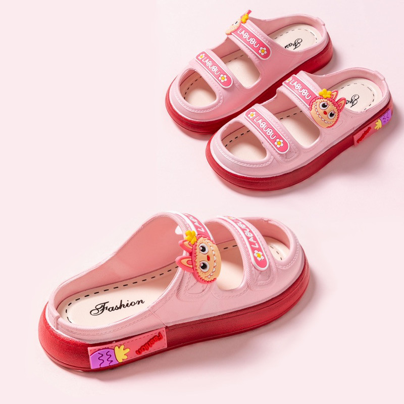 Fashion sandals 24-35 # 029 Girls Cute Labubu sandals for kids girls ...