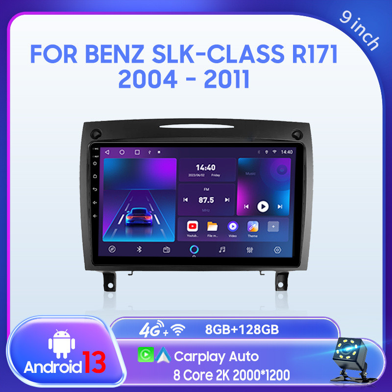 Benz SLK-Class R171 2004-2011 2 din Android 13.0 Car Radio Multimedia ...