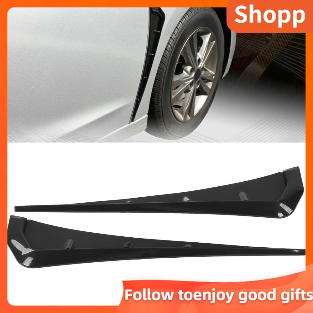 Shopp Side Vent Trim Aerodynamic Air Wing Universal Black ABS ...