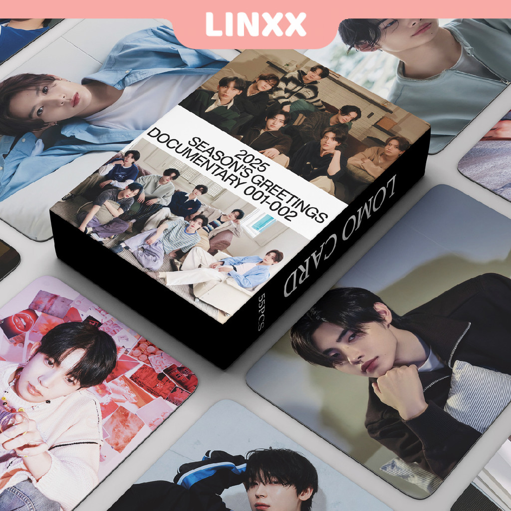 LINXX 55 Pcs ENHYPEN 2025 SEASON'S Album Lomo Card Kpop Photocards ...