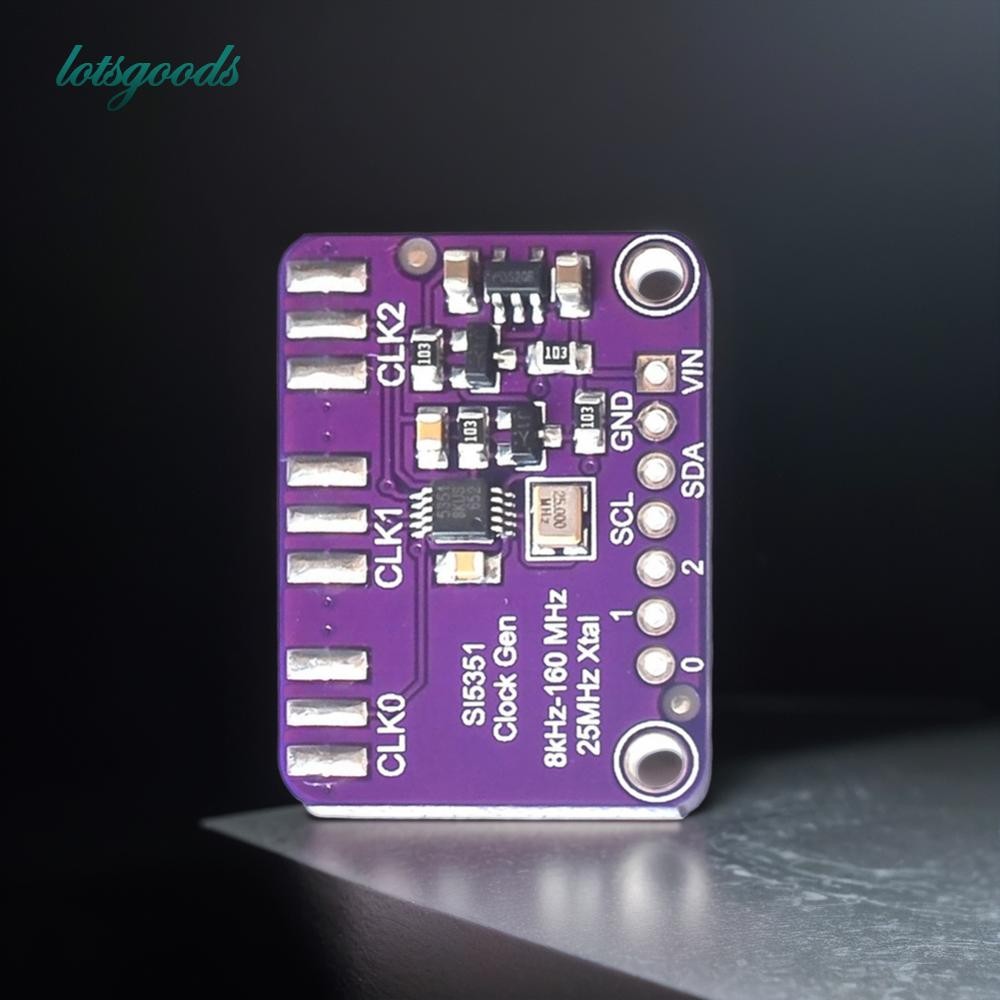 1 PC DC 3V-5V SI5351 I2C Clock Generator Breakout Board Module 8KHz ...