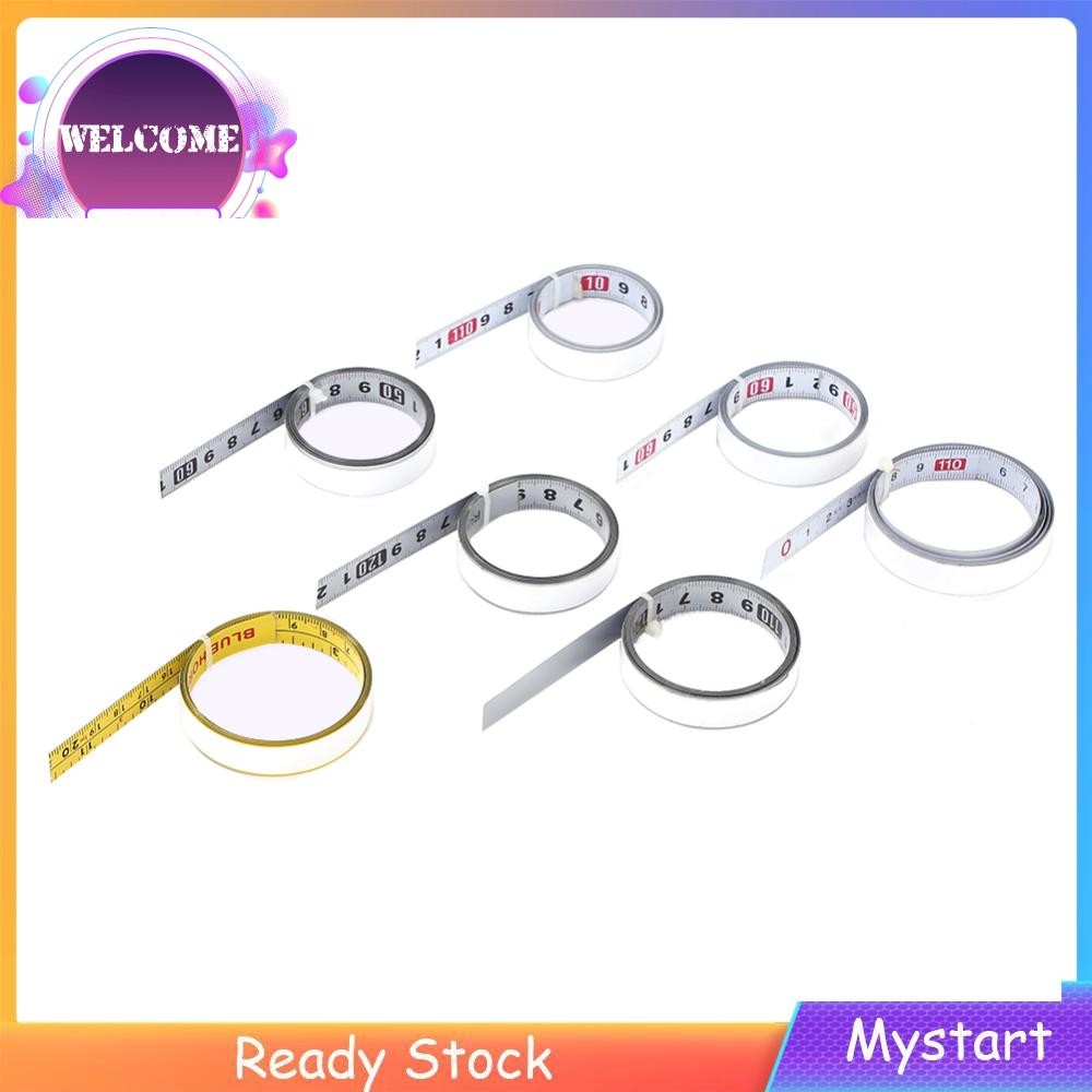 1m Stainless Steel Self Adhesive Scale Measure Ruler Metric Miter Track ...