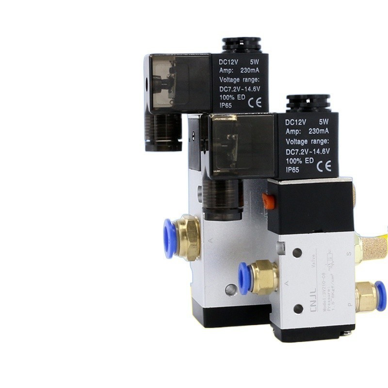 Yade 3V210-08 pneumatic solenoid valve electromagnetic control valve air valve two three-way 220 ...