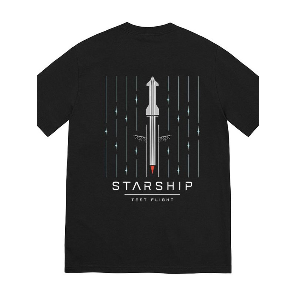 EWHStarship Test Launch Commemorative T-shirt SpaceX Surrounding Short ...