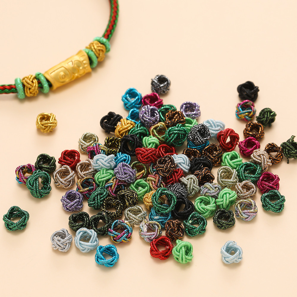 St. kunkka 10-50Pcs Nylon Pineapple Knot Handmade Mesh Buckle ...