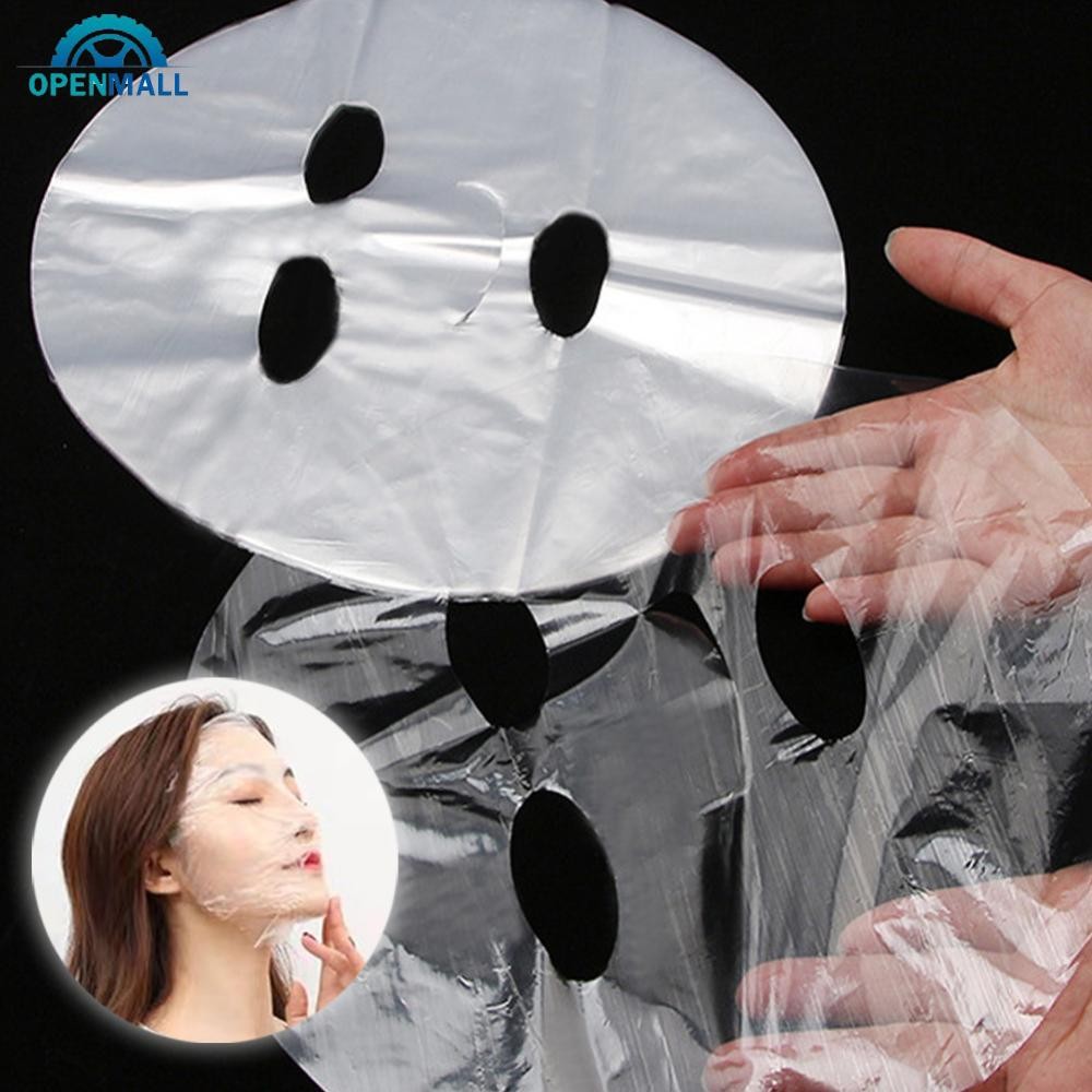 OPENMALL Transparent Disposable Plastic Facial Mask Face Cleaner Mask ...