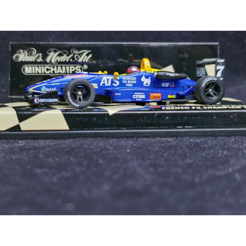 Mini champs Mini Cut 1/43 dallara sodemo renault F301 2001 F3 Champion of the Year Driver ...
