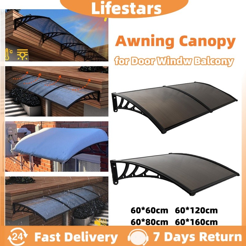 Awning Canopy With Bracket For Outdoor And Home Transparent PC Door ...