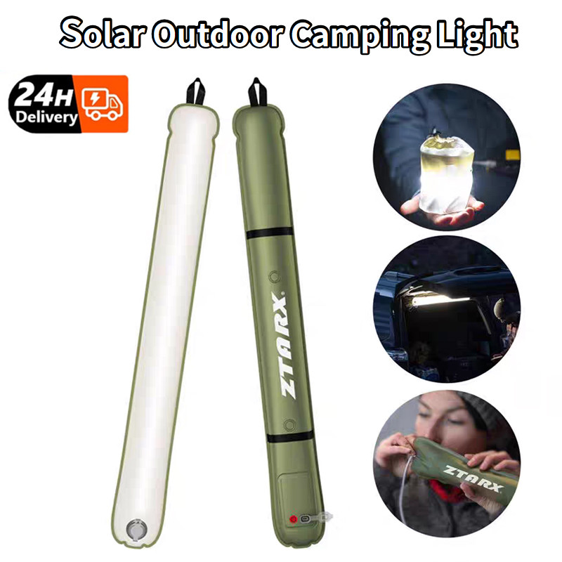 New Outdoor Camping Light Waterproof Folding Inflatable Light Magnetic ...