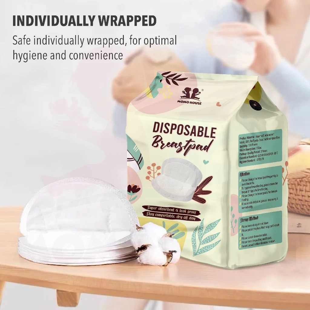 [Shopee Choice] [100pcs] Disposable Breast Pad Breastpad - 150ml absorption | Shopee Philippines