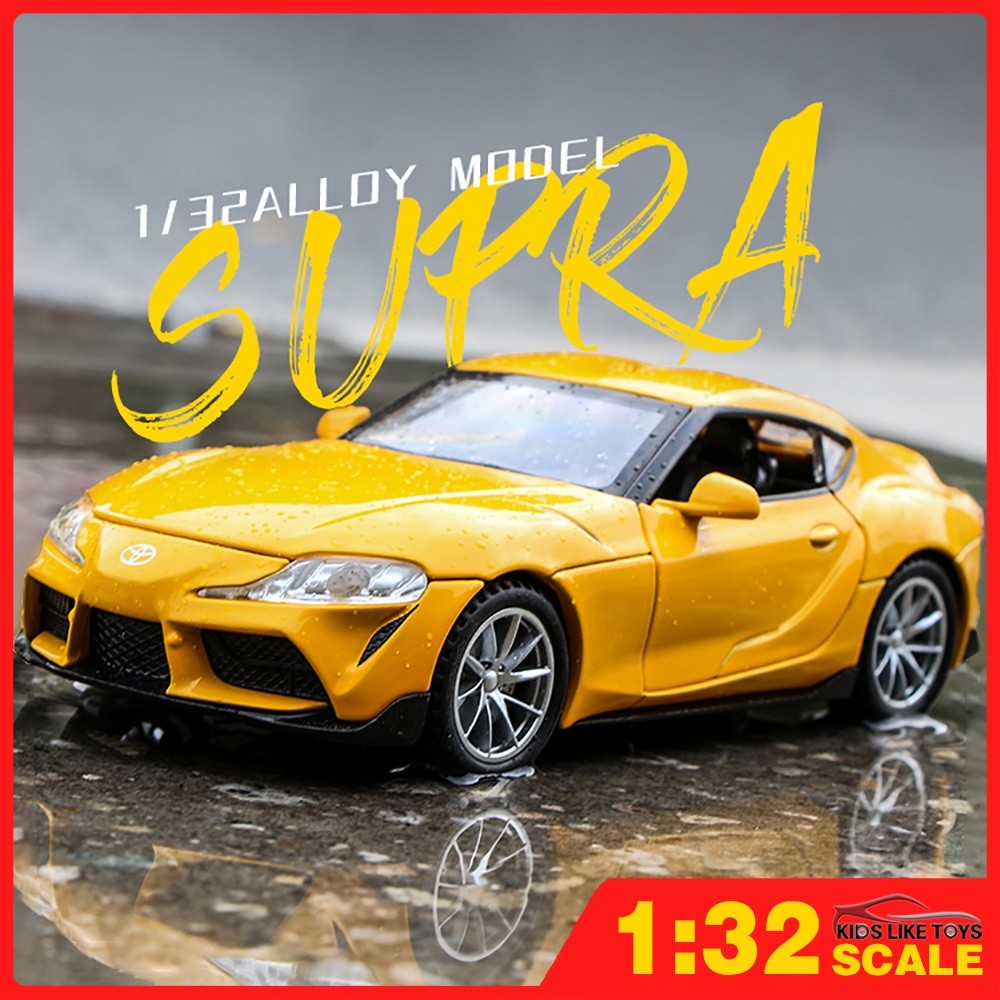 1:32 Toyota Supra Supercar Diecast Toys Car Model Cars Alloy Toy ...